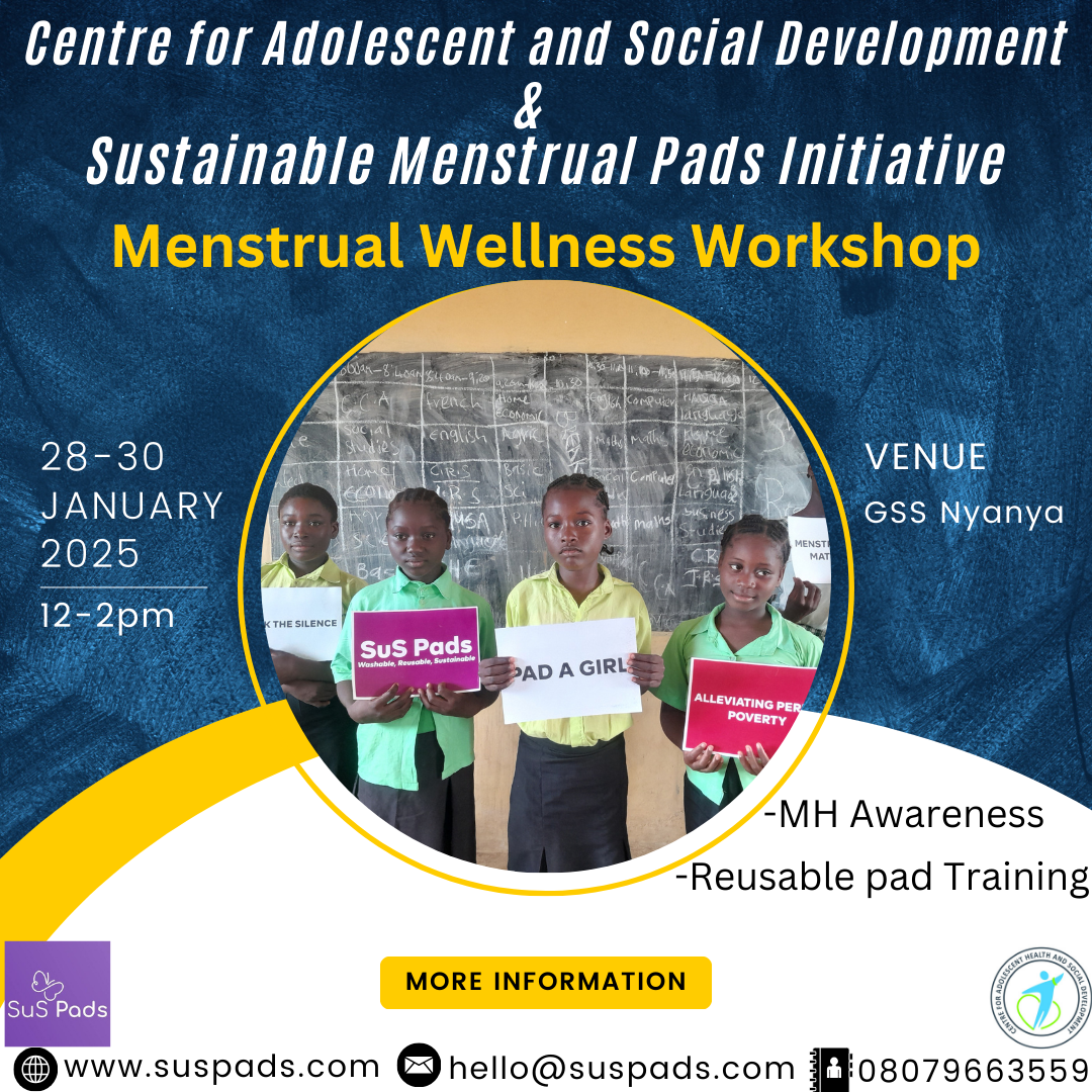 Join Us for the Sustainable Menstrual Pads Initiative Workshop ...