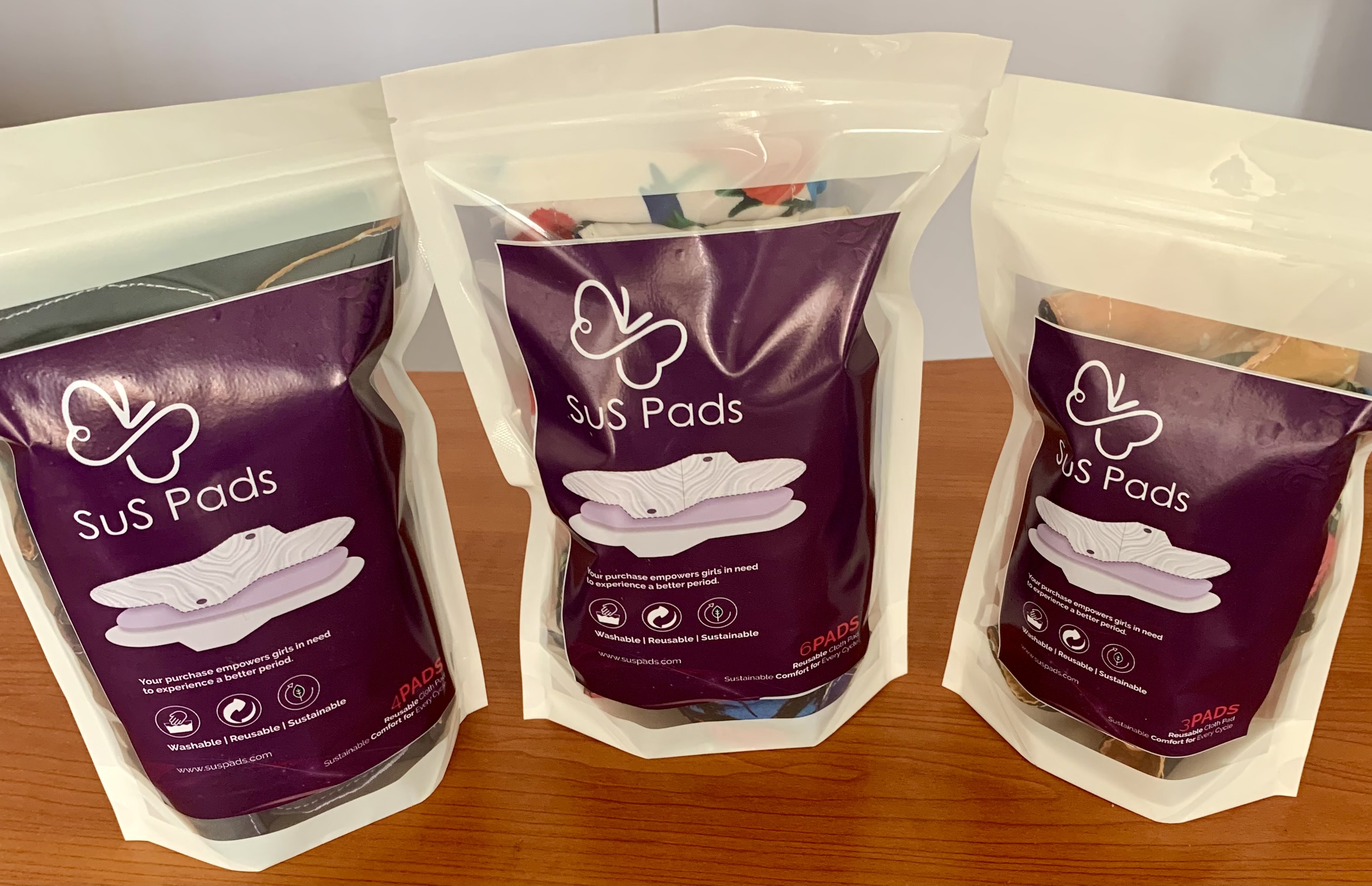 SuS Pads Reusable Pads Eco-Friendly Solution to Period Poverty ...